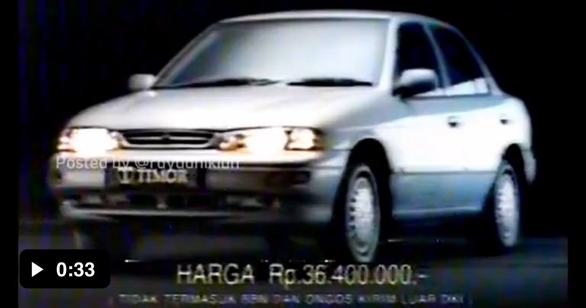 Mobil kebanggaan Indonesia yang kontroversial, mobil Timor yang ...