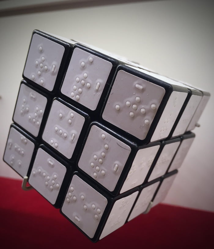 The Braille Rubik's Cube by Konstantin Datz - 9GAG