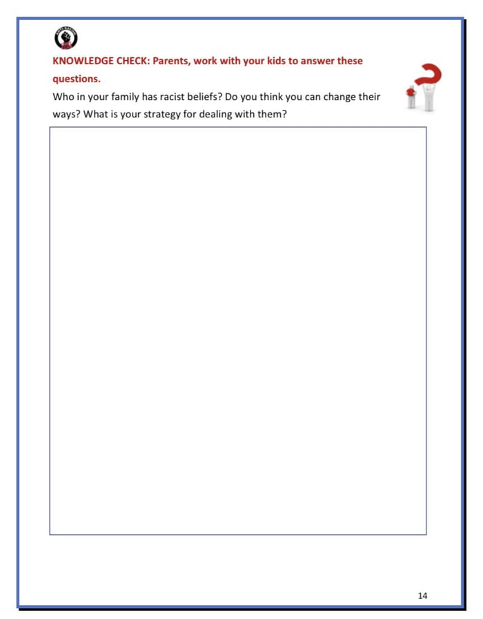 Yesterday Washington D.C elementary school gave students an “anti ...