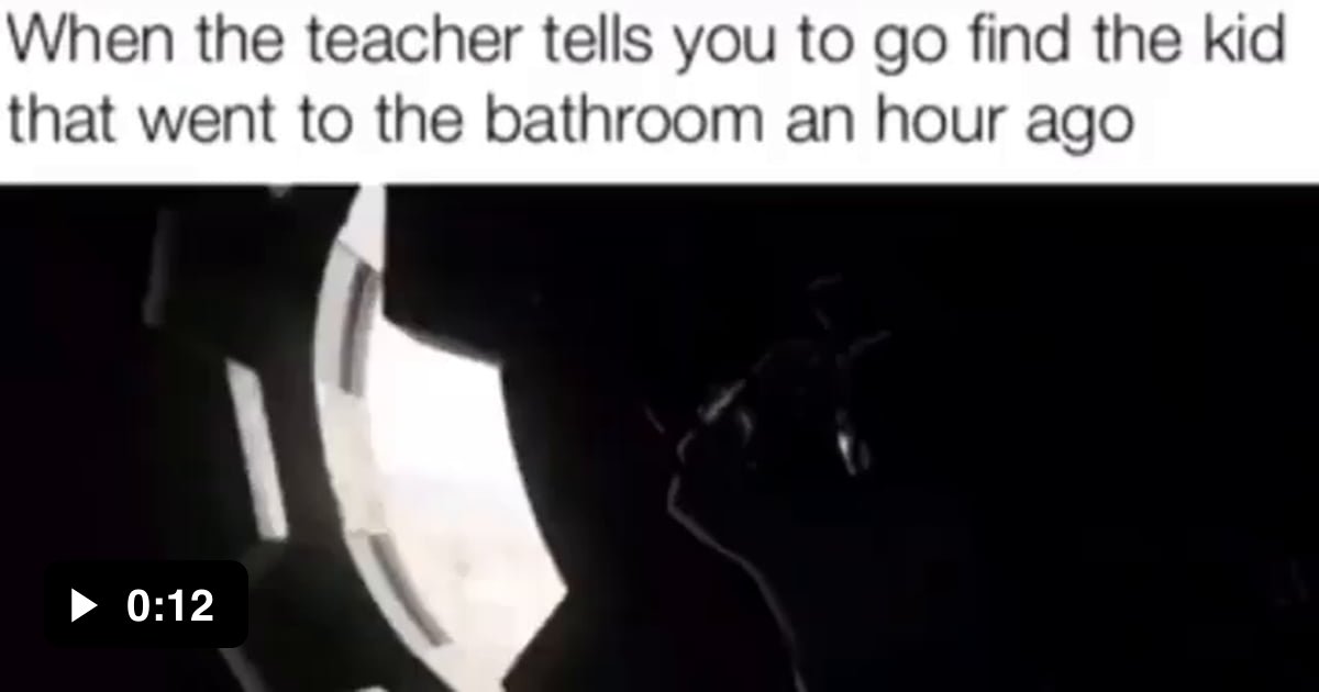 They only come back when the class is finished - 9GAG