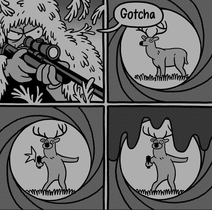 The deer agent, sniper hunter - 9GAG