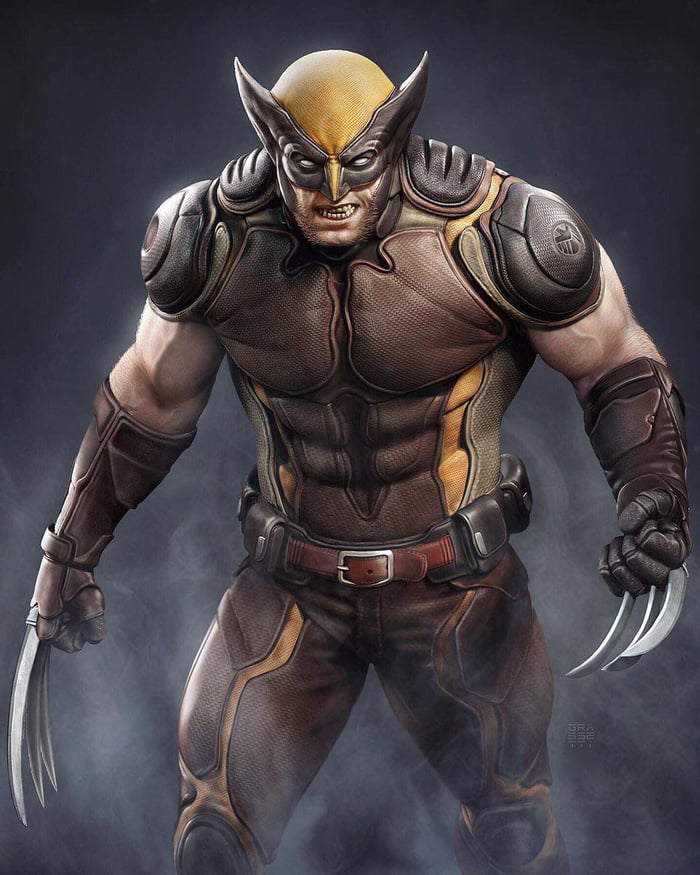 Brown Suit Wolverine by Raf Grassetti - 9GAG