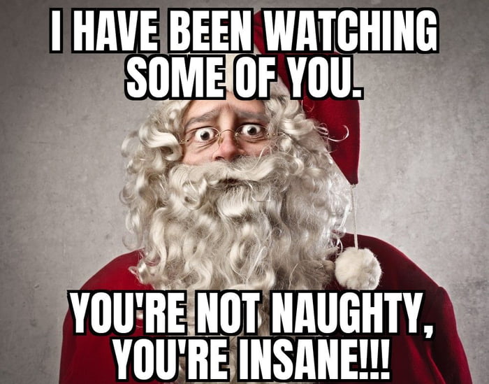Scared Santa. - 9GAG