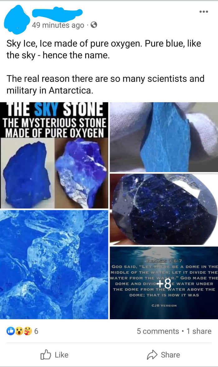 Sky Ice from the Antarctic wall - 9GAG