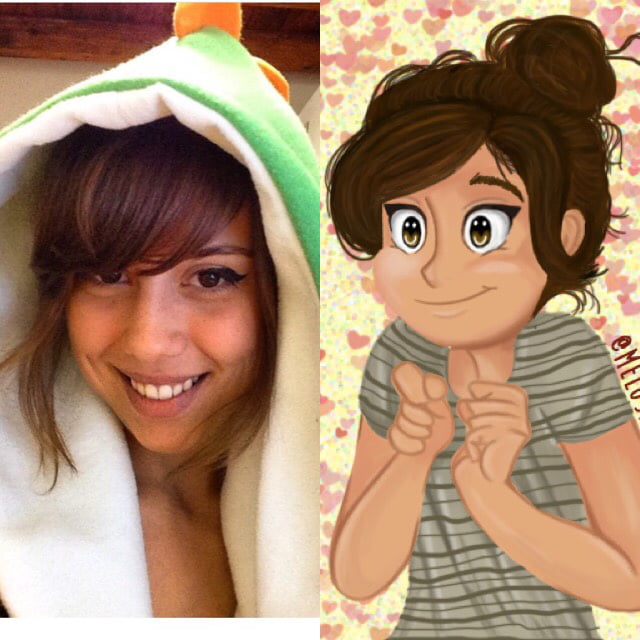 I draw cartoon versions of people. This is me! - 9GAG
