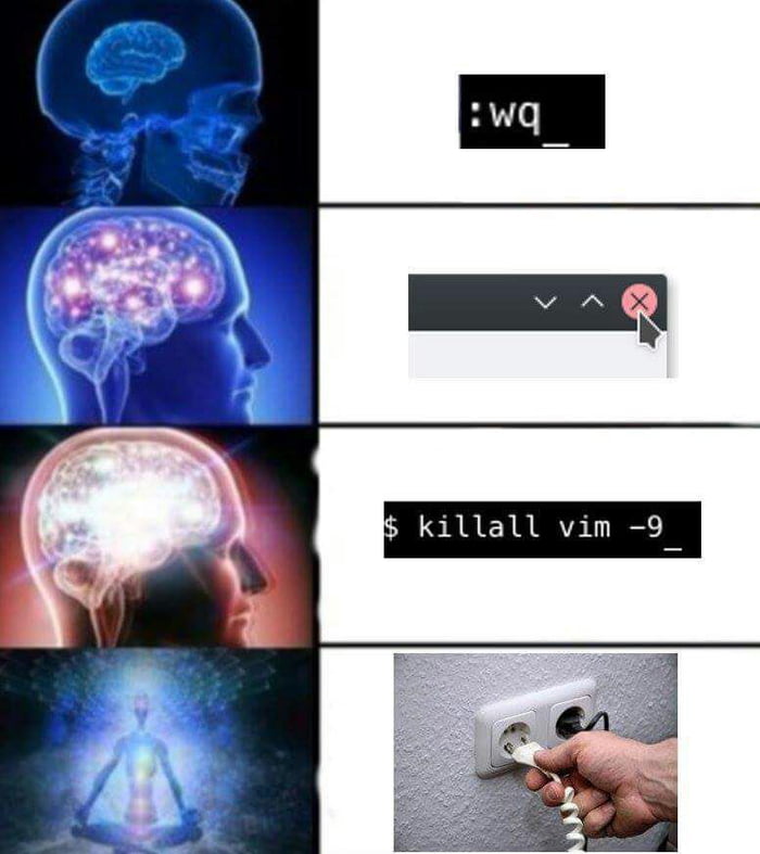 How to close vim - 9GAG