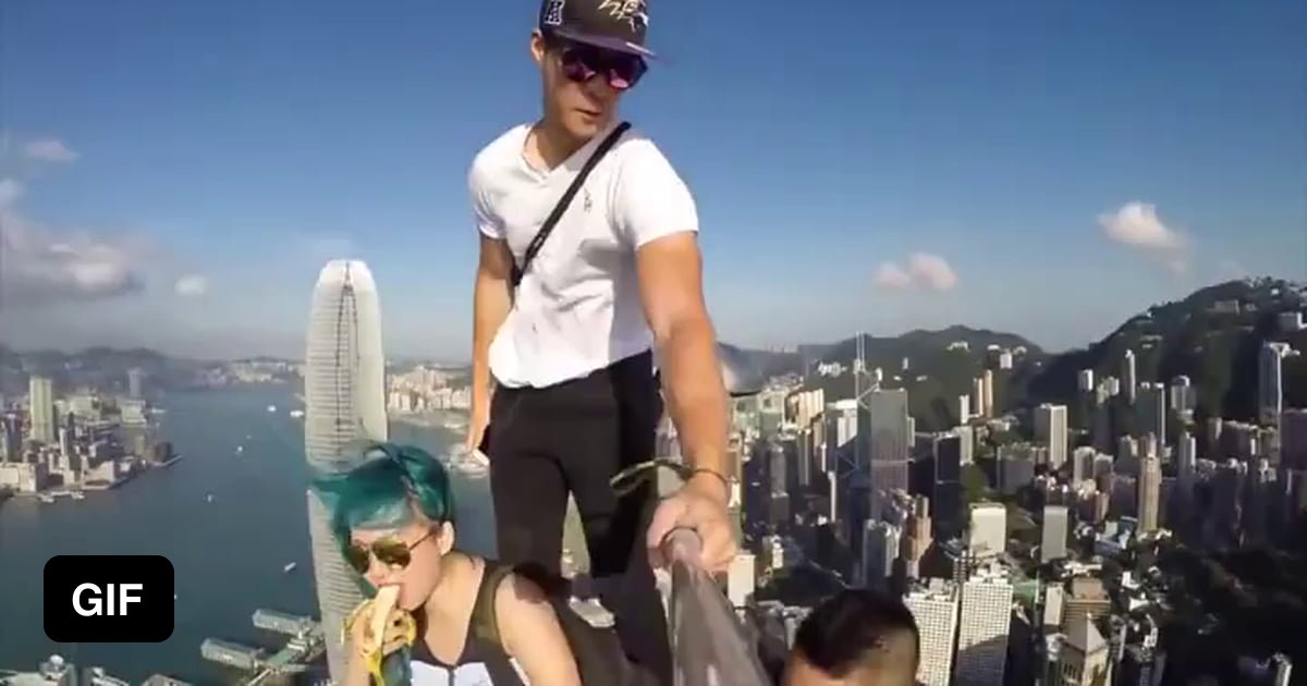 My hands are sweating just typing this. I don't know how he holds on to ...