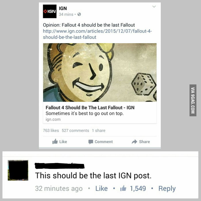 IGN was outplayed - 9GAG