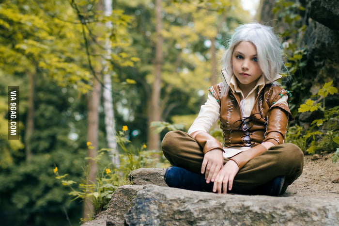 Unusual Cirilla cosplay (Witcher saga) - 9GAG