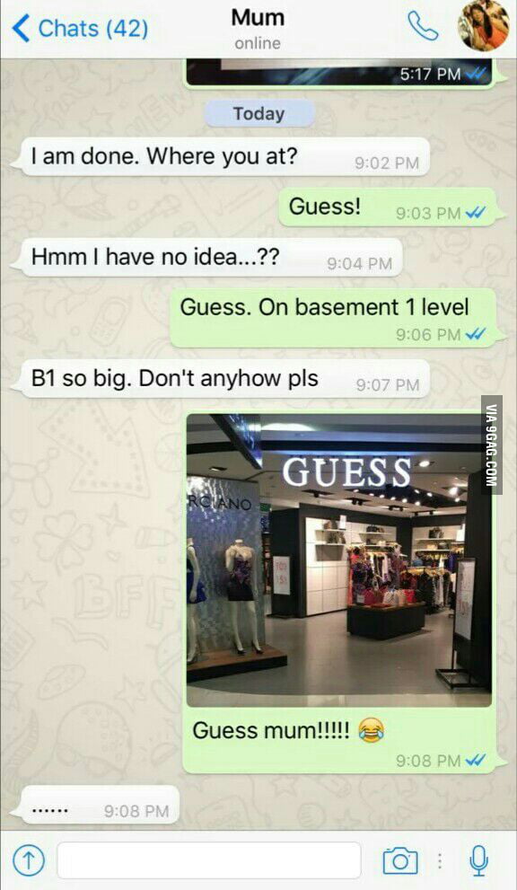 LMFAO Mum!! - 9GAG