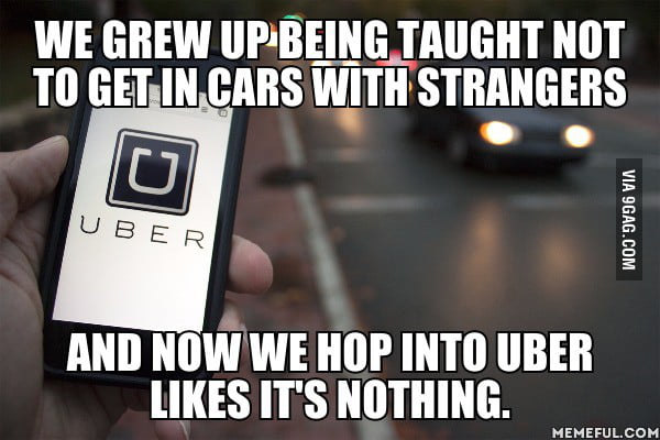 That's why you should always ask your Uber driver for a hug first. Once ...