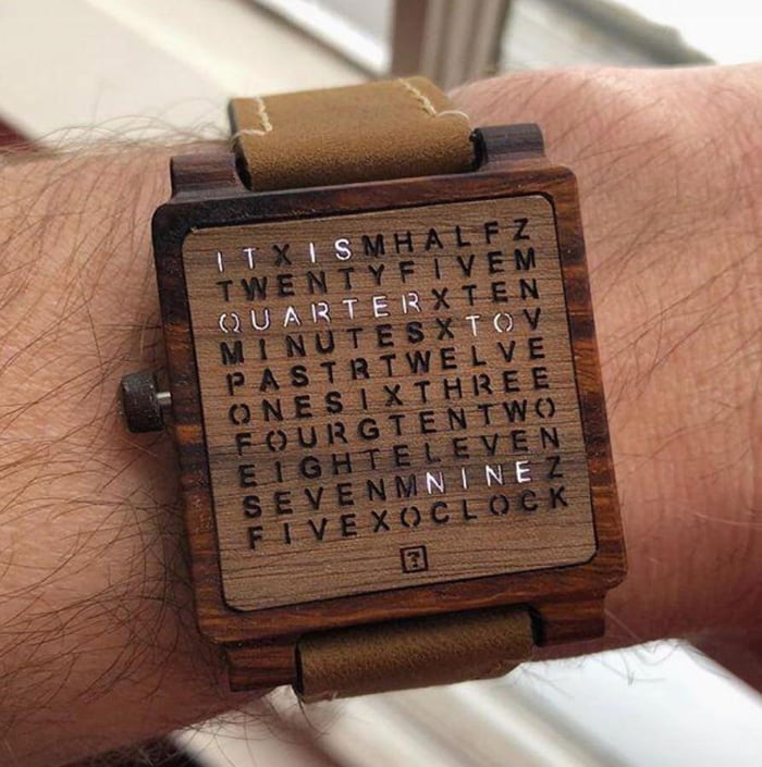 The way this watch tells time. - 9GAG