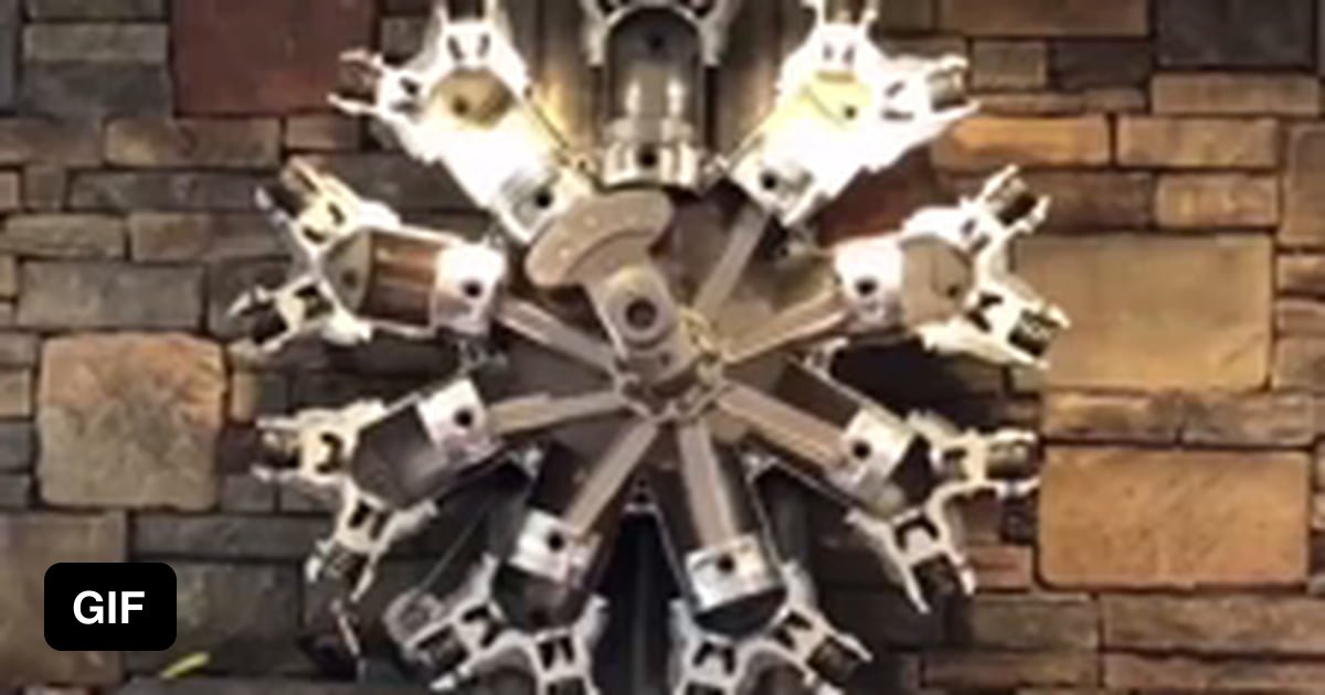 Radial Engine Wall Decoration - 9GAG