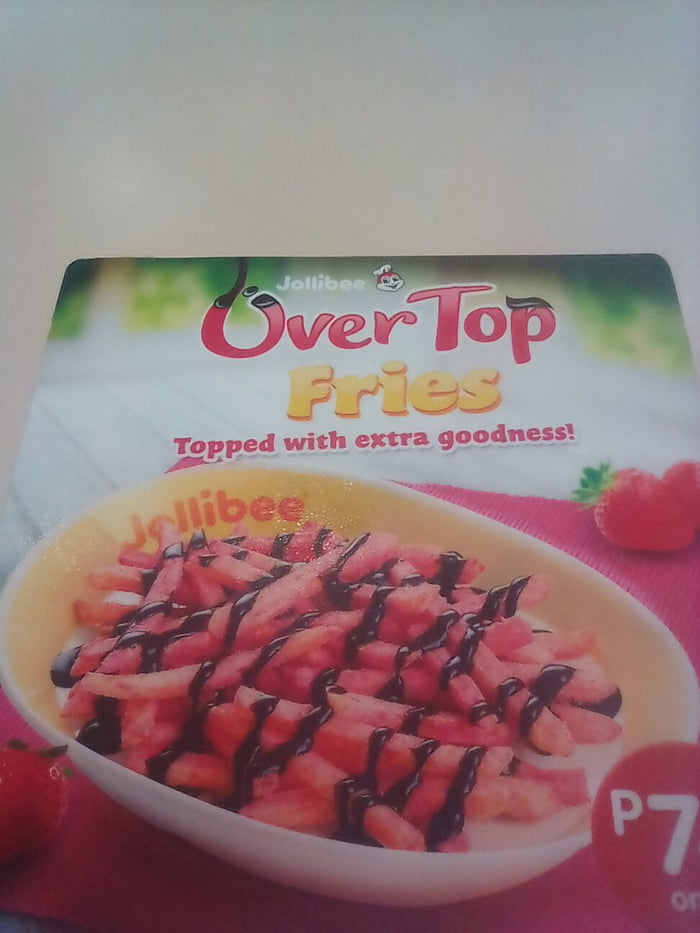 Strawberry flavored fries - 9GAG