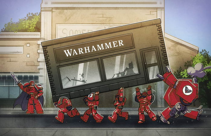 Blood Ravens stealing holy relics from ohter Chapter. Circa M40 - 9GAG