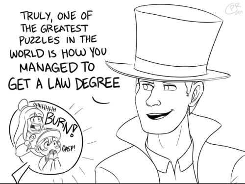 The answer must have something to do with Edgeworth. - 9GAG