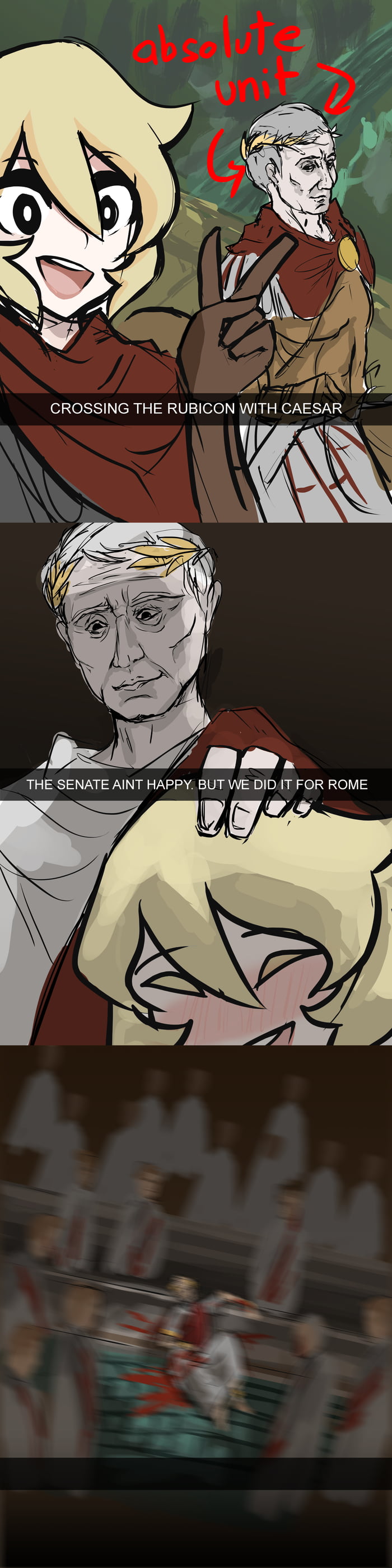 Julius Caesar Anime Girl