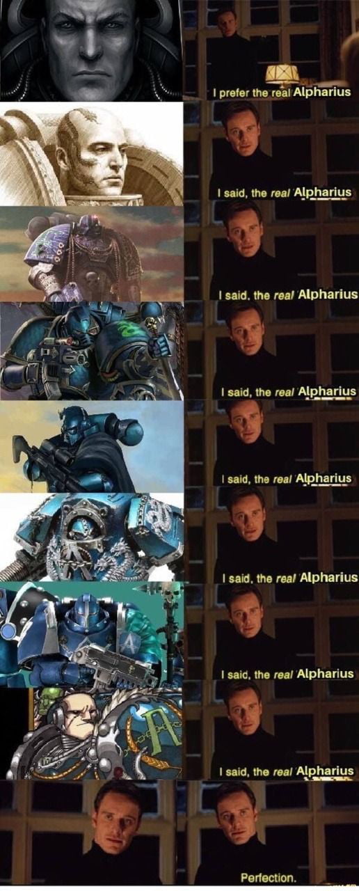 I am Alpharius - 9GAG