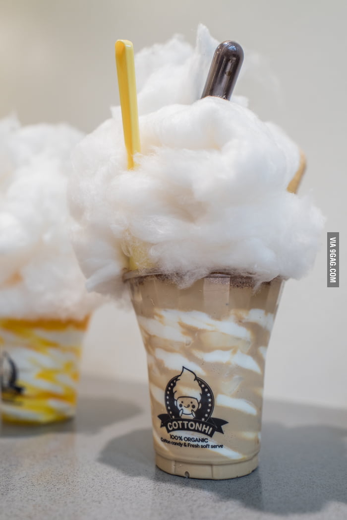 Cotton Candy Soft Serve - 9GAG