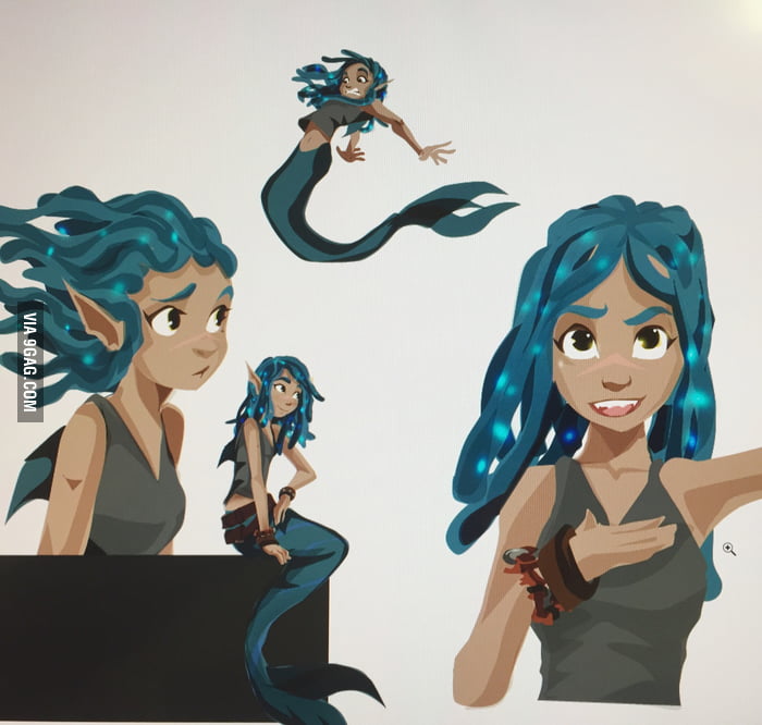 "Nara" Character development art for my next graphic novel - 9GAG