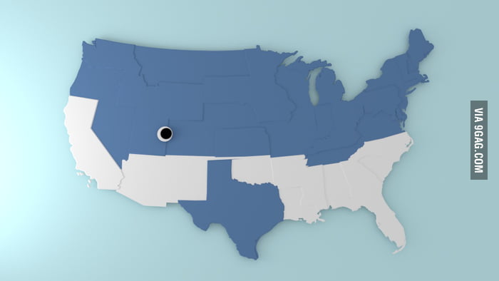 I just noticed that the US map looks like a whale?! - 9GAG