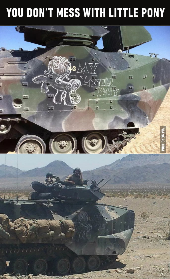 My little pony tank - 9GAG