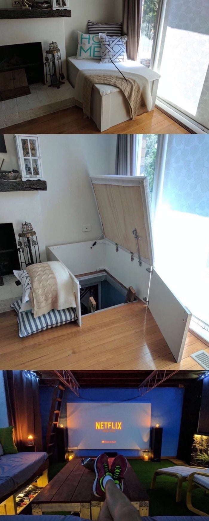 Home theater bunker - 9GAG