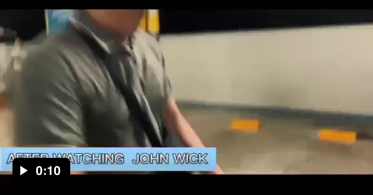 Me and my friend after watching john wick - 9GAG