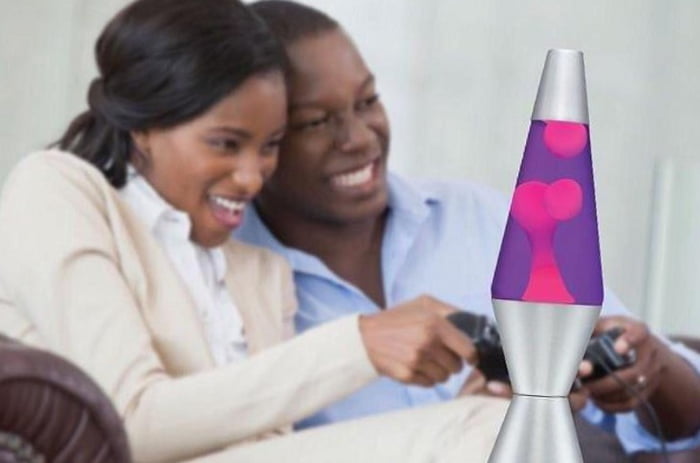 This is a photo on amazon advertising the lava lamp. - 9GAG