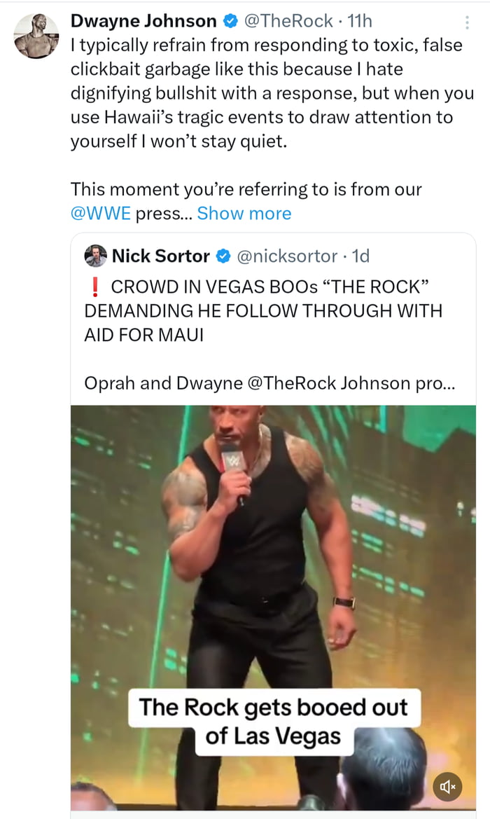 The Rock Takes No Shit From No one. - 9GAG