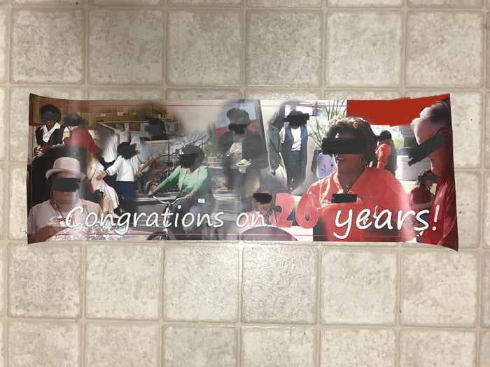 Entire department saw nothing wrong with this sign, it was up all day - 9GAG