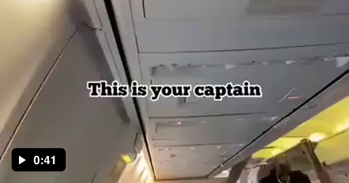 Air Somalia Pre-Flight Announcement - 9GAG