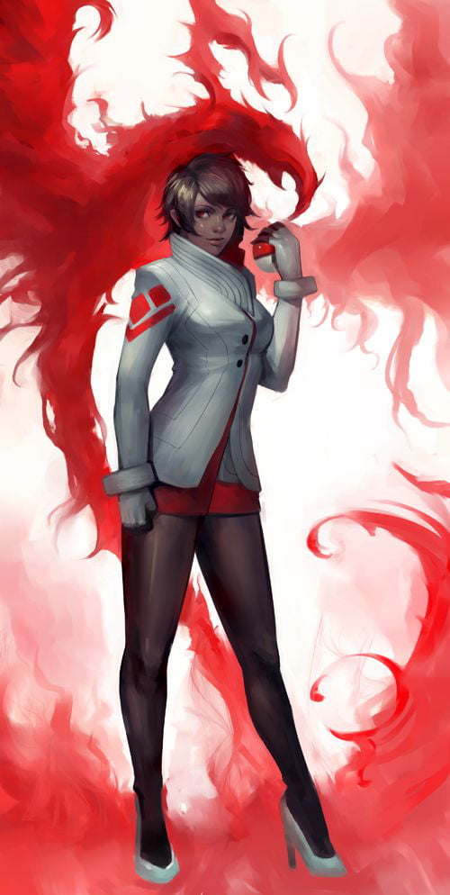 Anime Pantyhose Legs #1139: Team Valor leader Candela (Pokemon GO ...