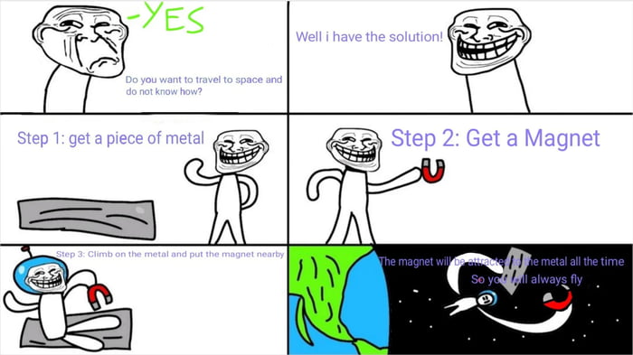 Old rage comics - troll physics 3 - 9GAG