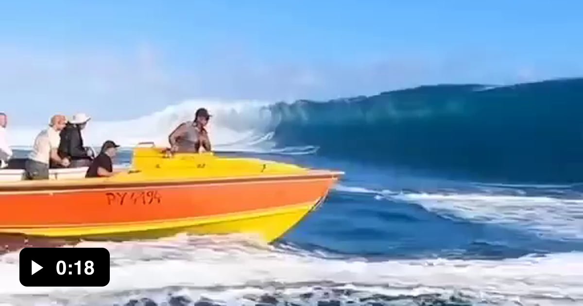Boat doing a vertical wheelie - 9GAG