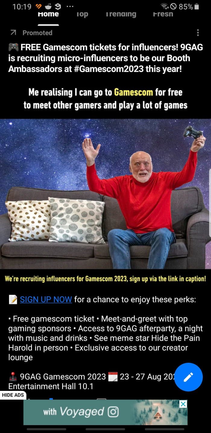 9gaggers in a convention???? Aaaaand influencers? what the hell - 9GAG