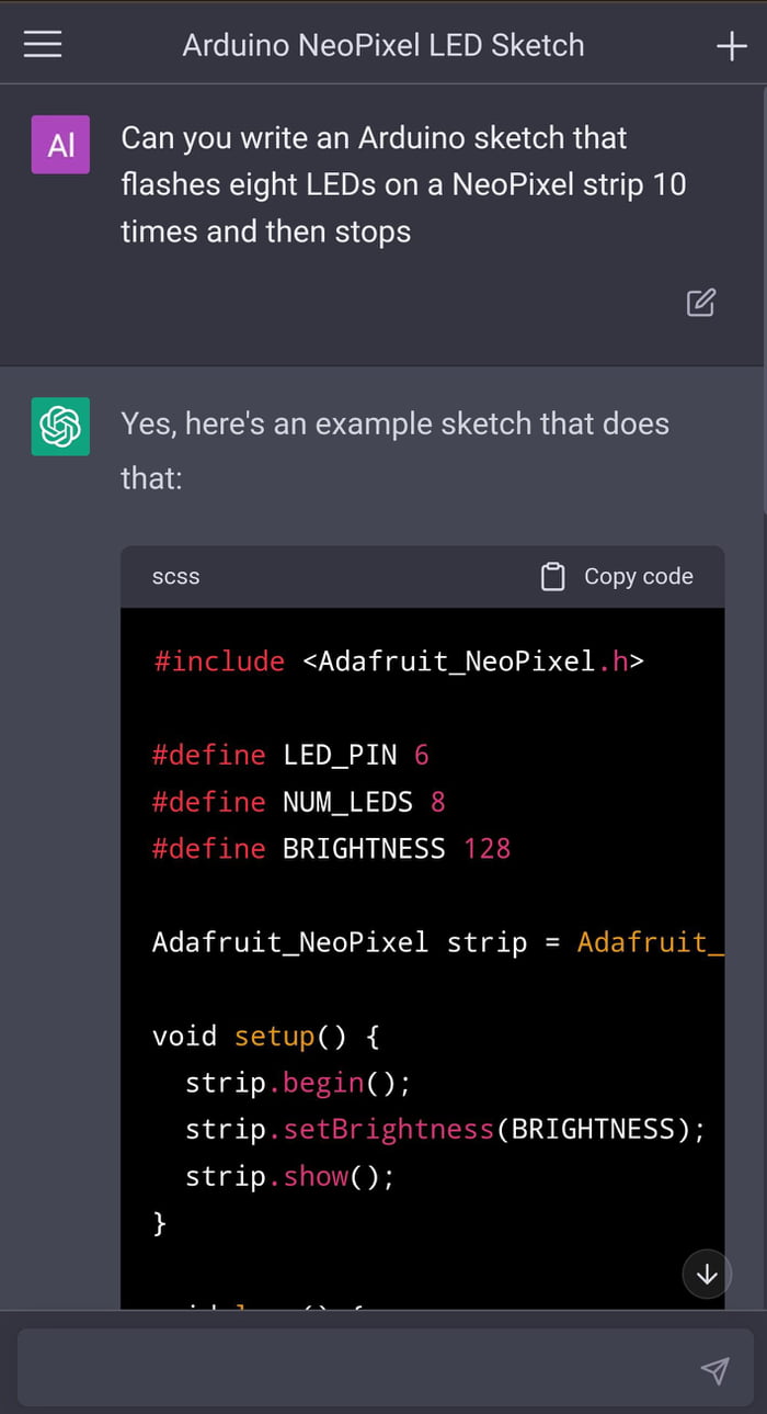 ChatGPT can write code... - 9GAG
