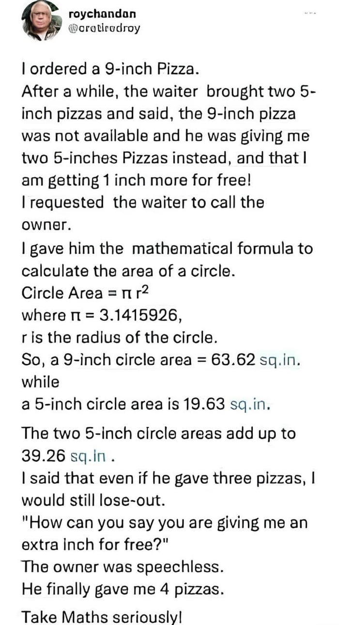 Take math seriously - 9GAG