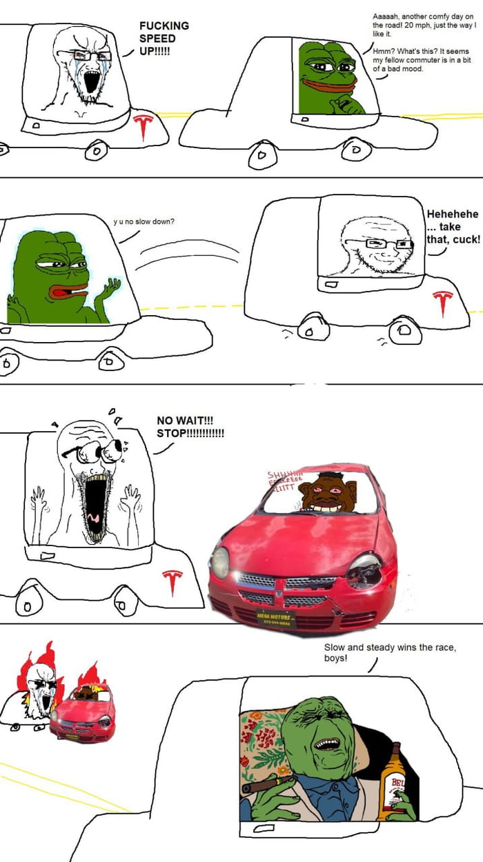 E-car drivers and their “acceleration”… Bah - 9GAG