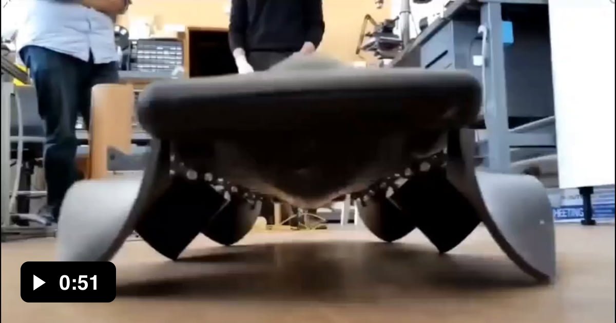 The velox robot can walk on sand, ice, swim under water - 9GAG
