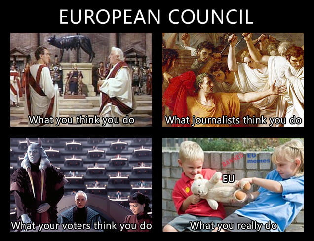 European council just a bunch of kids arguing - 9GAG