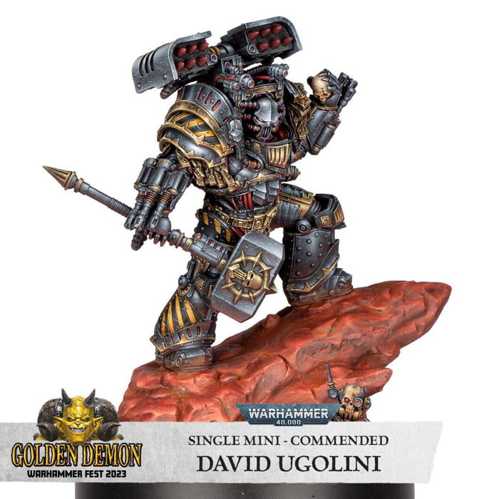 Can anyone identify the helmet of this Perturabo kitbash? - 9GAG