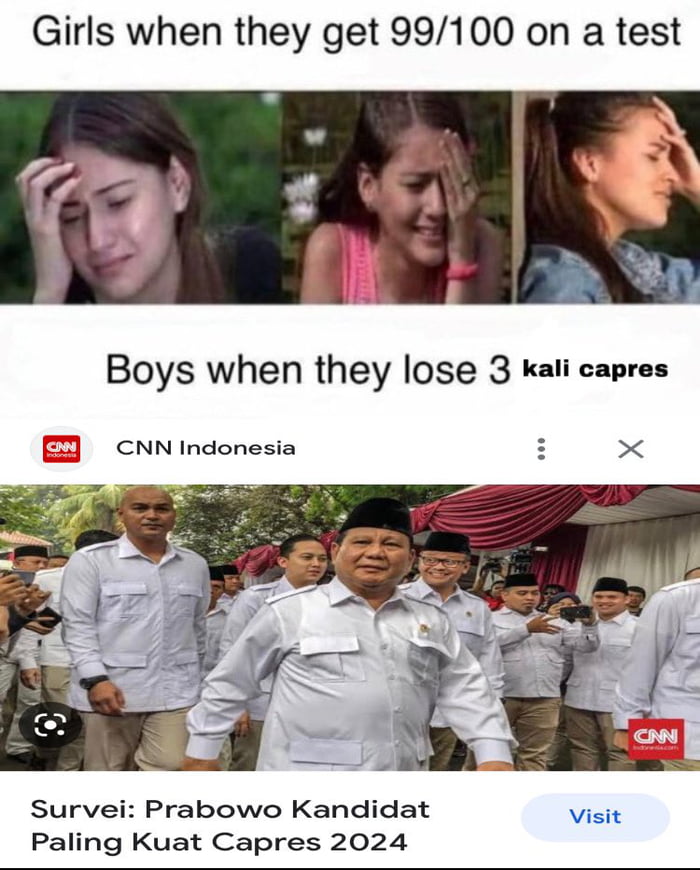 Clear of Ganjar - 9GAG