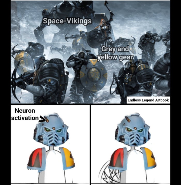 Not wolf-themed, though. Also, sci-fi pretending to be fantasy - 9GAG