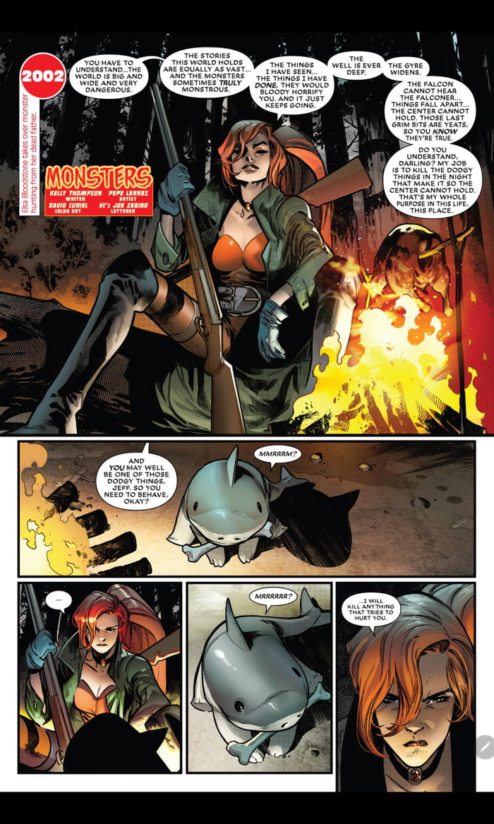 Elsa Bloodstone and Jeff The Land Shark - 9GAG