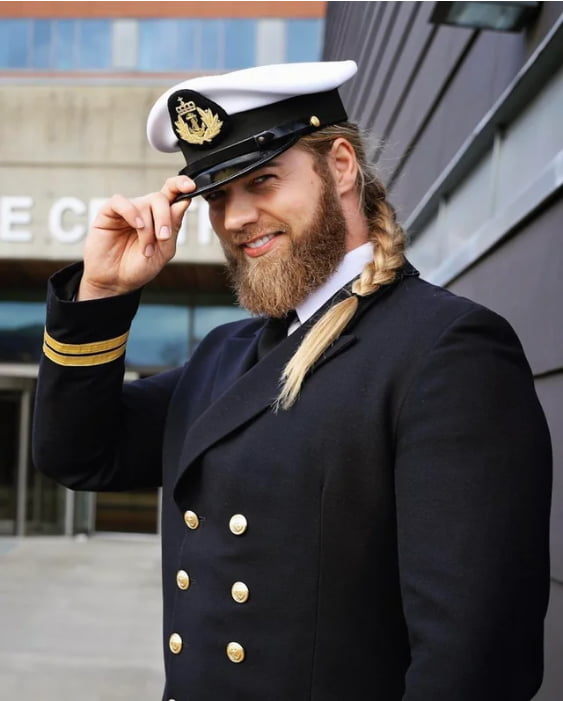 Norwegian Navy allows beards and ponytails for men - 9GAG