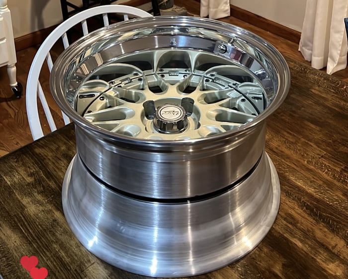 My Custom 3 Piece SSR Doris 5in lip, 4 in barrel for my stanced integra ...