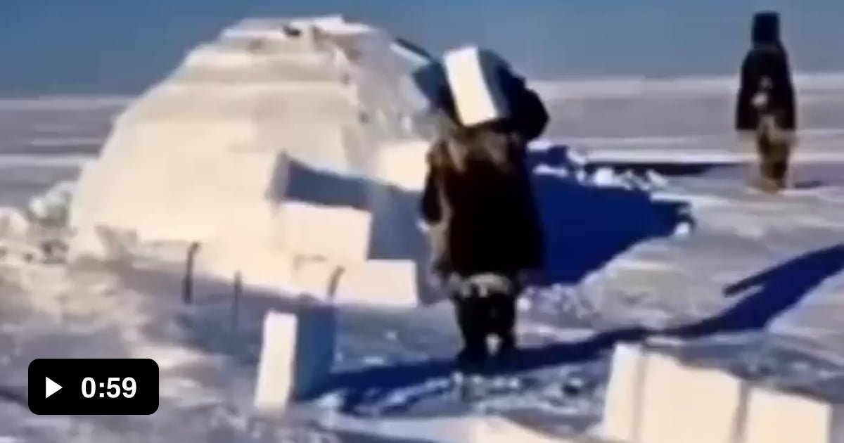 Ever wonder how igloos are built? - 9GAG