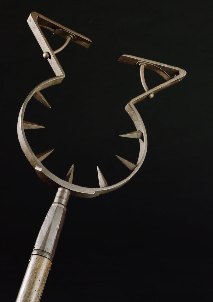 A man catcher for catching and holding prisoners as well as pulling ...