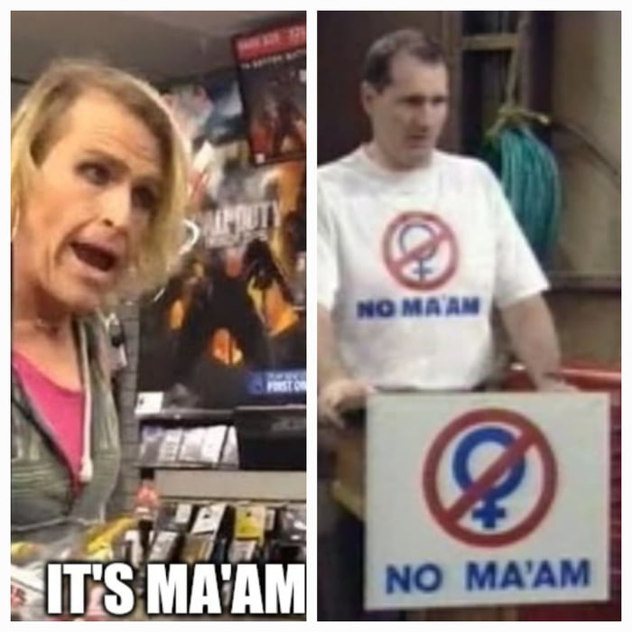 Its maam NO MAAM - 9GAG